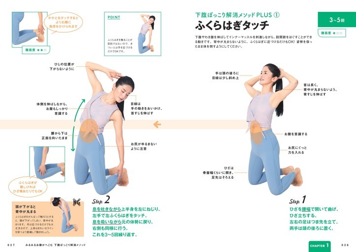 下腹ぽっこり解消メソッドPLUS（1） ふくらはぎタッチ (ムック・増刊) | dマガジン