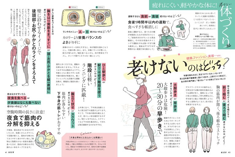 老けないのはどっち？ (ESSE) | dマガジン